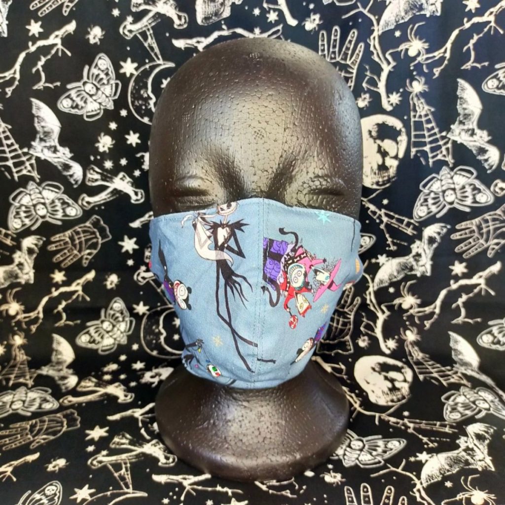 Nightmare Before Christmas Face Mask - Miss Sombre - New Zealand