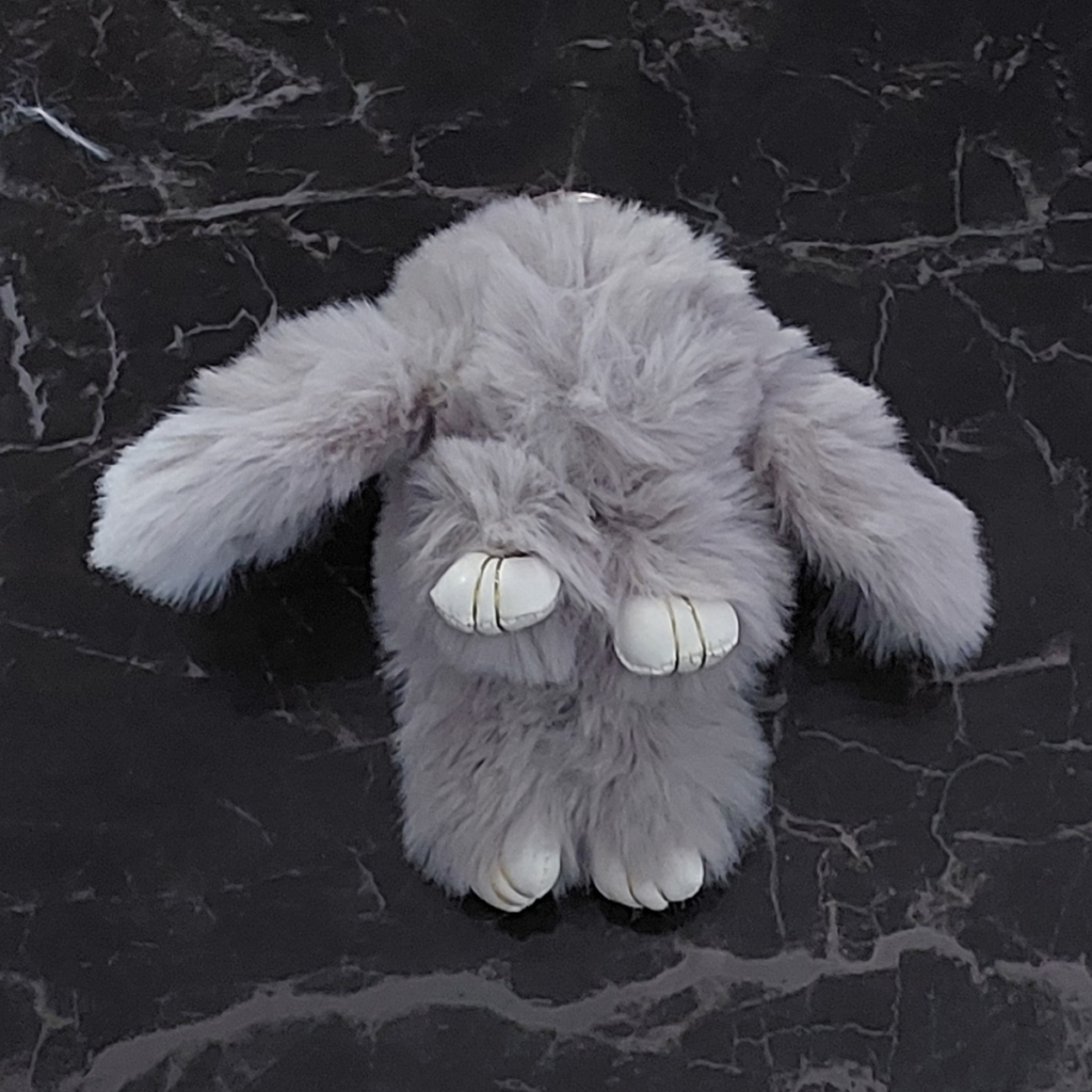 Light Grey Fluffy Bunny - Miss Sombre - New Zealand