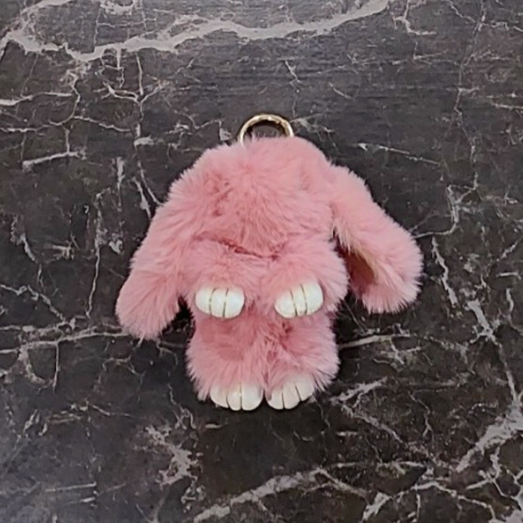 Rose Pink Fluffy Bunny - Miss Sombre - New Zealand