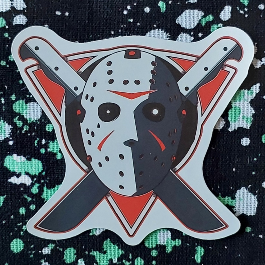 Jason Double Machete Sticker - Miss Sombre - New Zealand